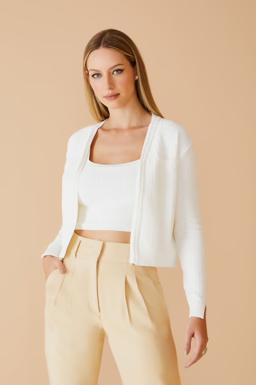 Twin Set Tricot Babado - agilita